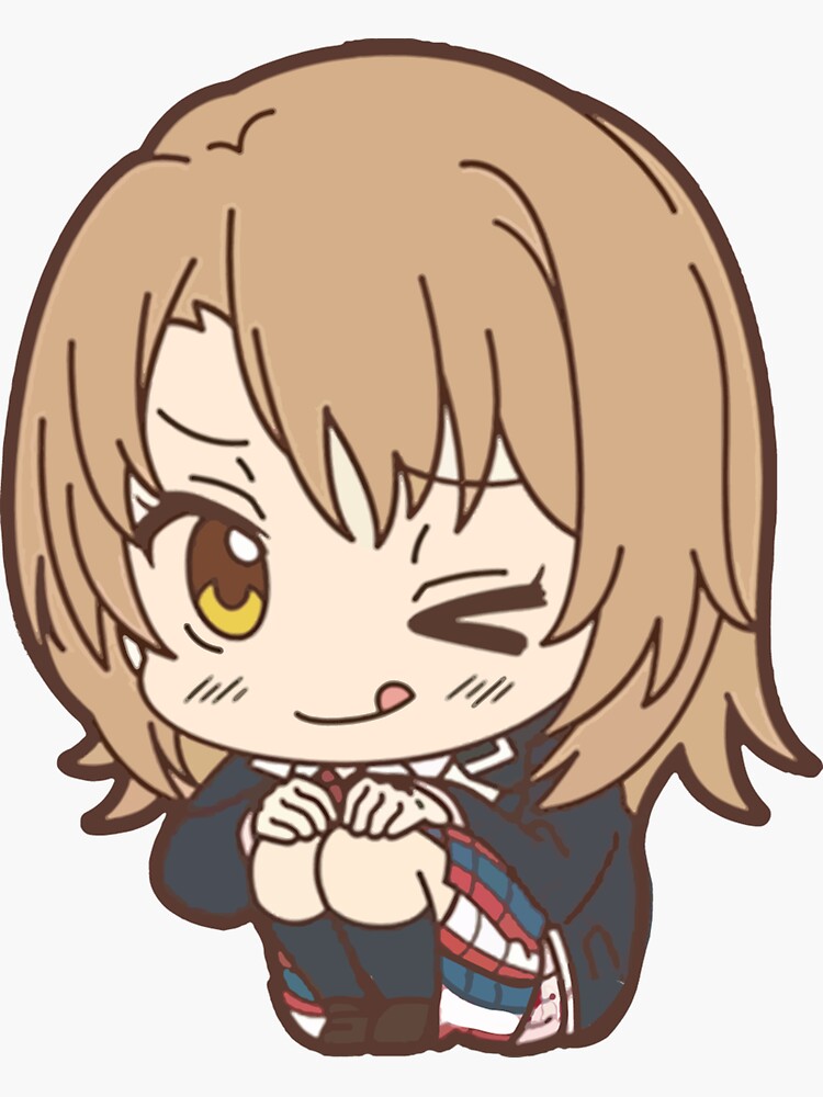 "Chibi Iroha Isshiki snafu" Sticker for Sale by TrashCanFanDom | Redbubble