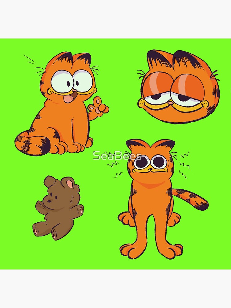 "Garf gang - Lawn green variant" Poster for Sale by SeaBees | Redbubble