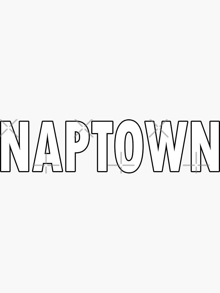 "Naptown" Sticker for Sale by GentryRacing | Redbubble