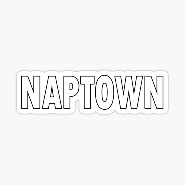 "Naptown" Sticker for Sale by GentryRacing | Redbubble