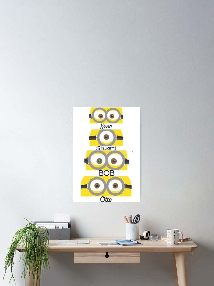 "The four minions together" Poster for Sale by TheFastThought | Redbubble