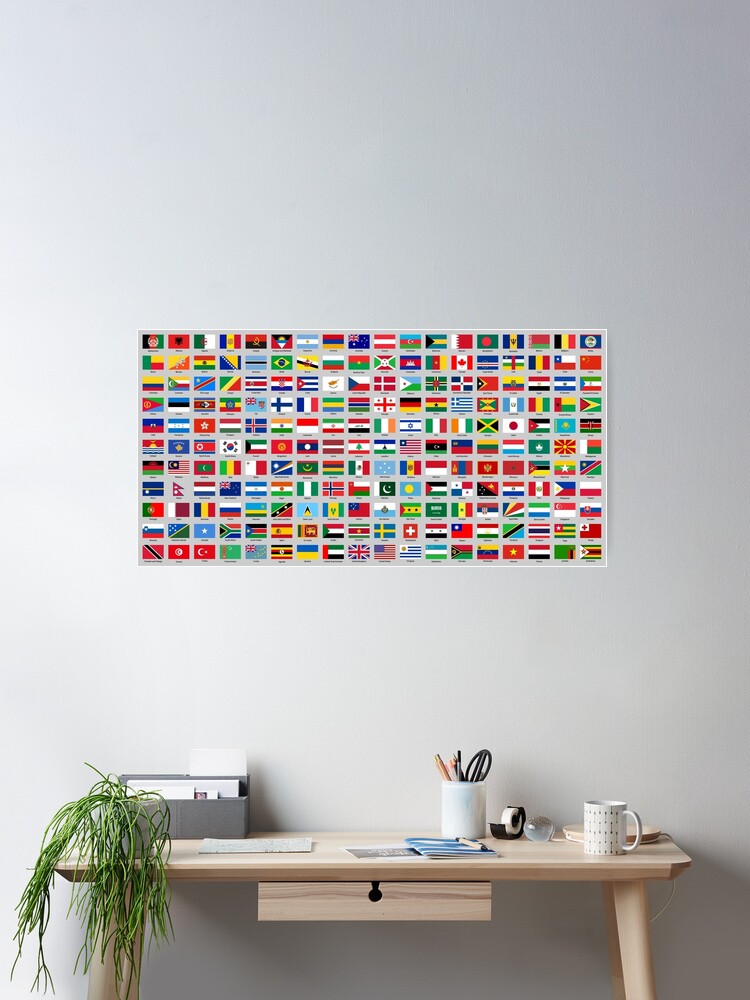 World Flags Poster By Nolan12 In 2021 Flags Of The World All World
