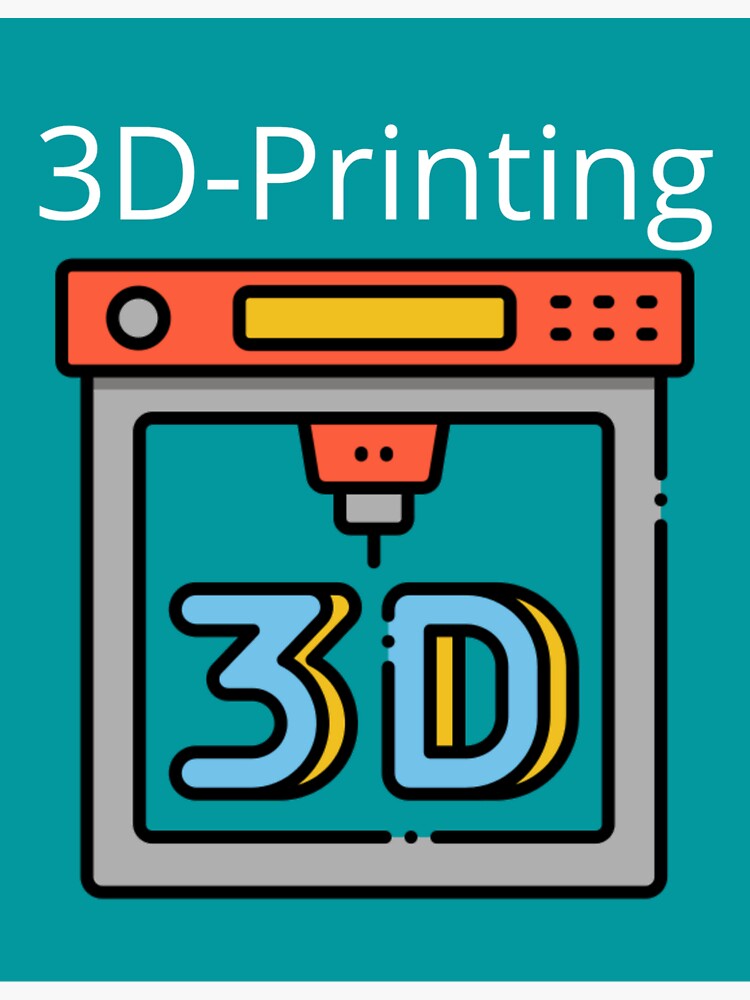 "3D - Printing " Sticker for Sale by UpcomingTech | Redbubble