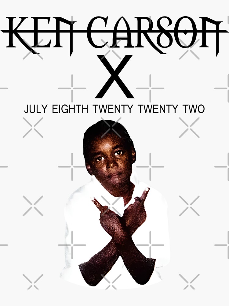 "Ken Carson Merch X Ken Carson" Sticker for Sale by ShopyElFilali ...