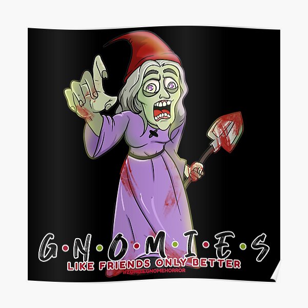 "Witchy ZOMBIE Nana GNOME Friends" Poster for Sale by Zombie-Gnomes ...