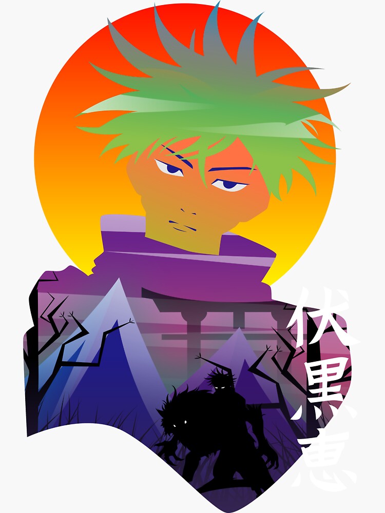 "Megumi Landscape Style" Sticker for Sale by Asrancreative1 | Redbubble