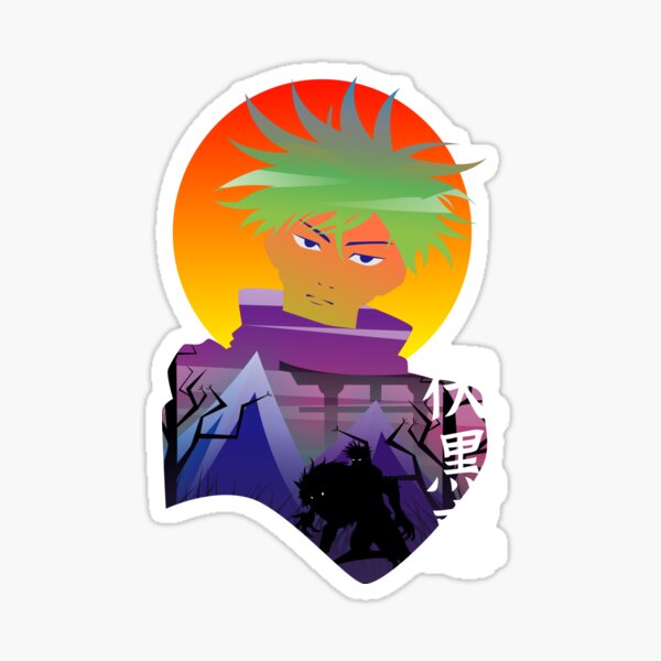 "Megumi Landscape Style" Sticker for Sale by Asrancreative1 | Redbubble