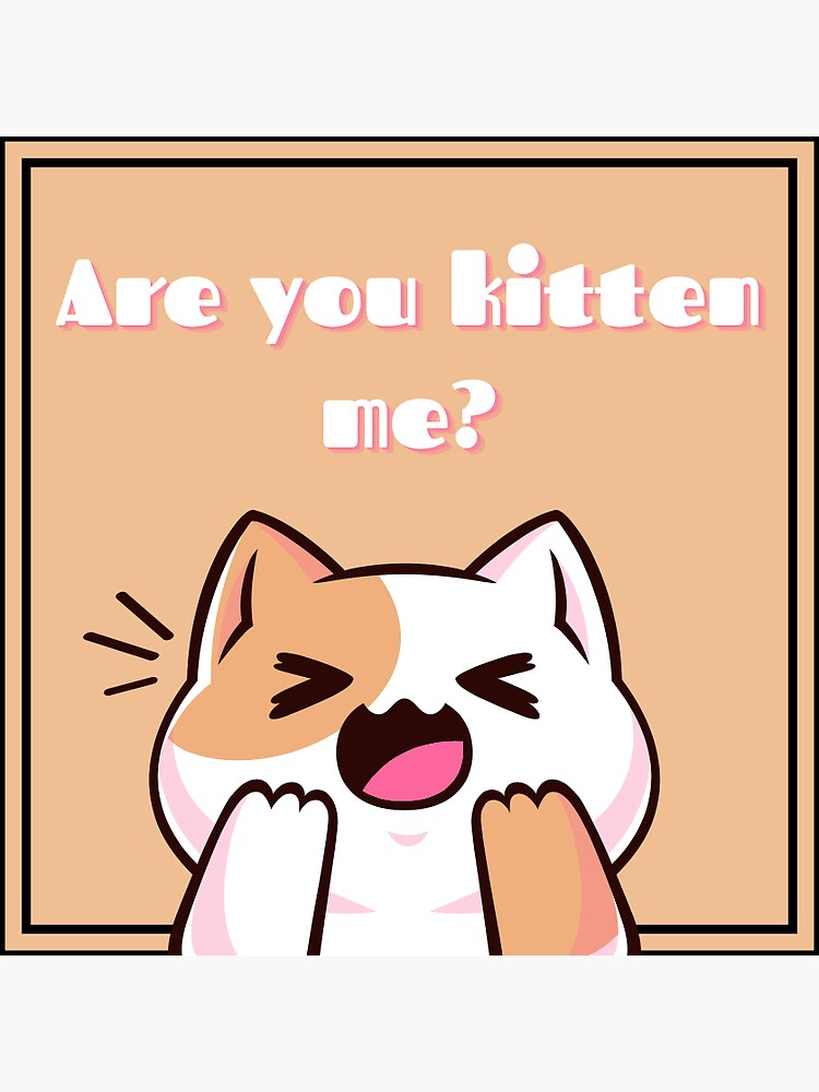 "Cat Pun" Sticker for Sale by Seiko-Designs | Redbubble