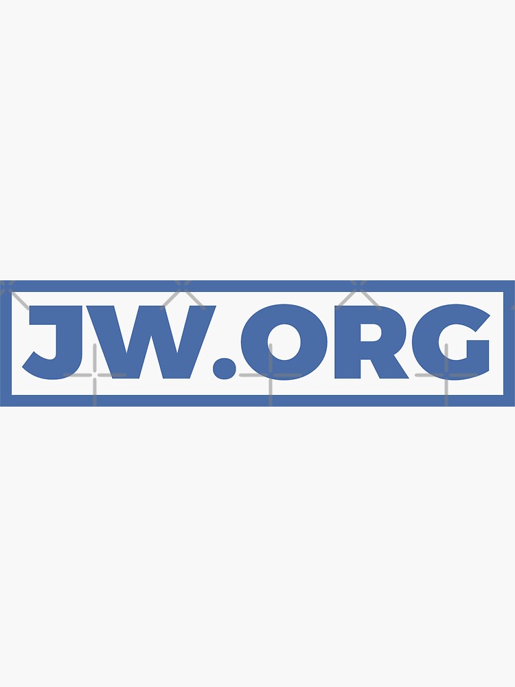 "JW.org Jehovah's Witnesses" Sticker for Sale by uncommonoath | Redbubble