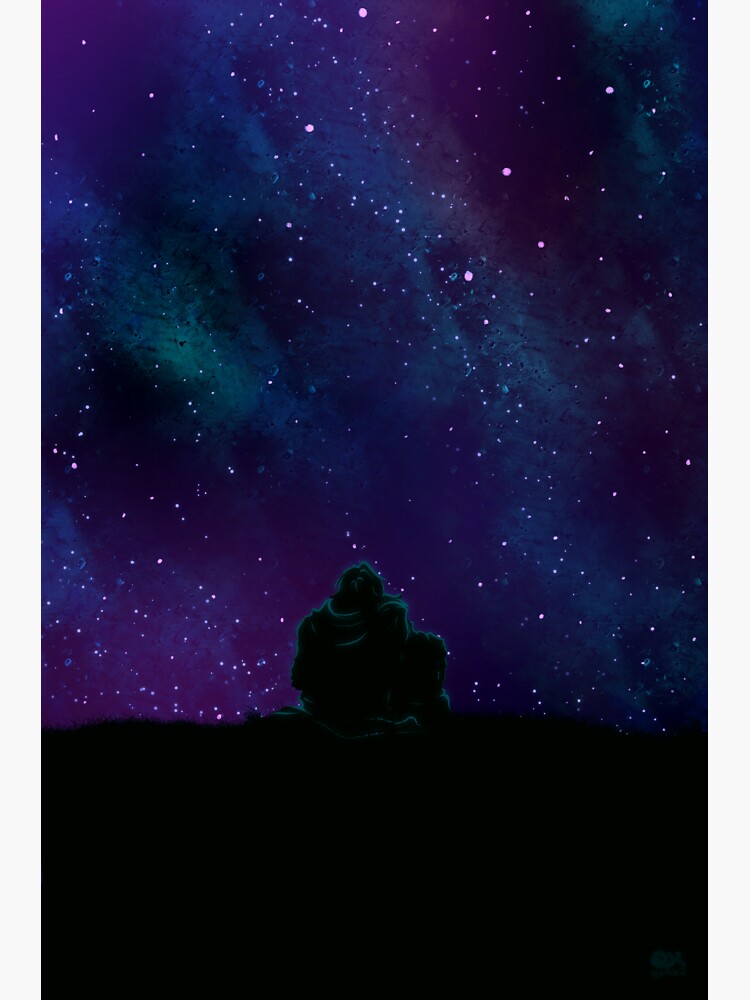 "Warriors and Legend Stargaze" Sticker for Sale by quirkle2 | Redbubble