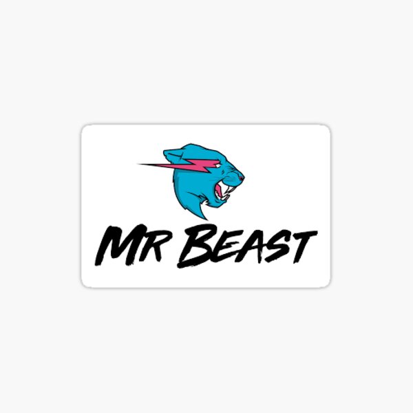 "Mr Beast Logo" Sticker for Sale by TShirts4Life | Redbubble