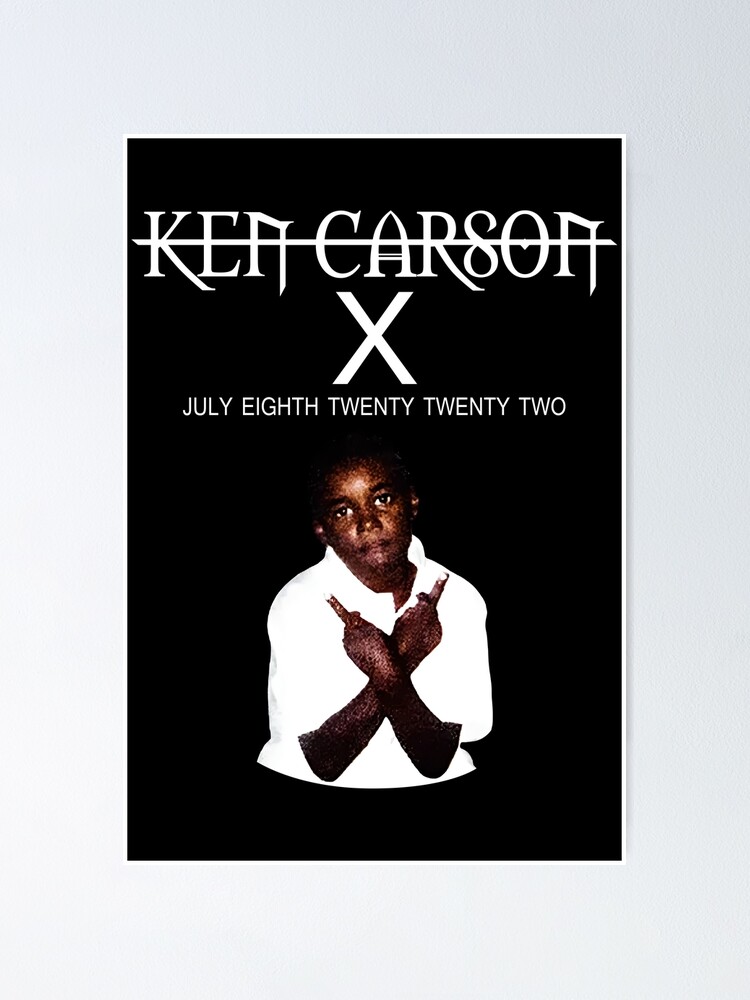 "Ken Carson Merch X Ken Carson" Poster for Sale by ShopyElFilali ...