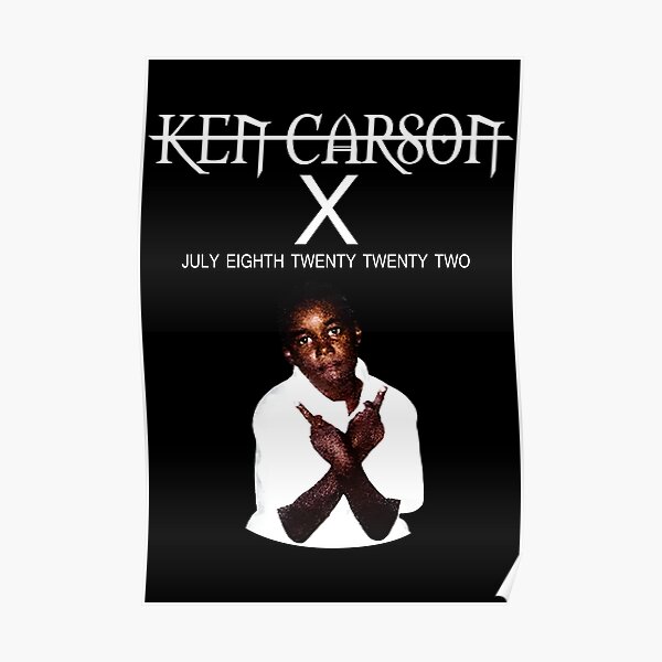 "Ken Carson Merch X Ken Carson" Poster for Sale by ShopyElFilali ...