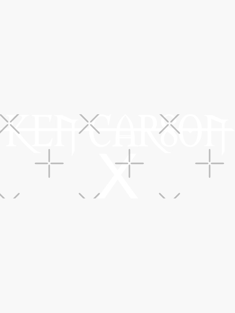 "Ken Carson Merch X Ken Carson" Sticker for Sale by ShopyElFilali ...