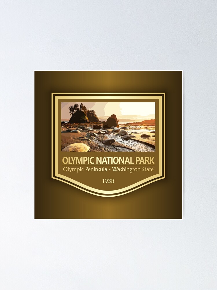 "Olympic National Park (PF) 2" Poster for Sale by curranmorgan | Redbubble