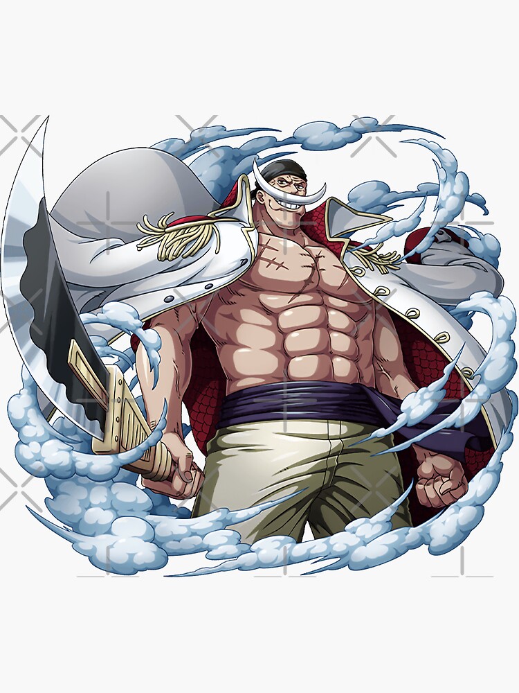 "WHITEBEARD STICKER" Sticker for Sale by josepholins | Redbubble