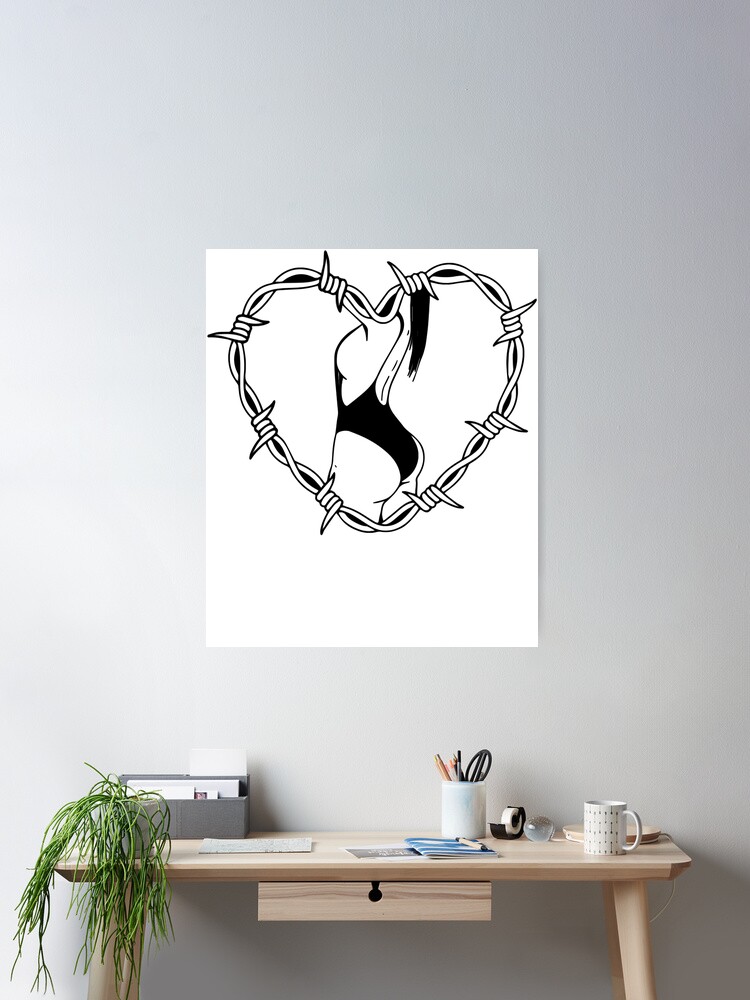 "Ecchi Fishnets" Poster for Sale by AllmonOmni89 | Redbubble