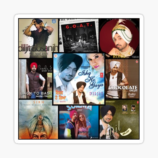 "Greatest Albums" Sticker for Sale by JeanGeisser | Redbubble