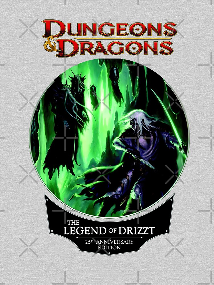 "The Legend Of Drizzt 25th Anniversary Edition Green" Classic T-Shirt ...