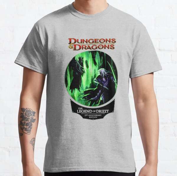 "The Legend Of Drizzt 25th Anniversary Edition Green" Classic T-Shirt ...
