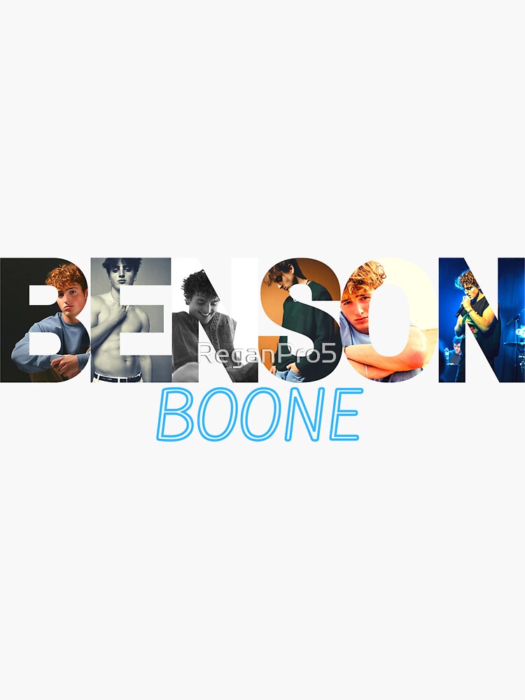 "Benson Boone essential t shirt | Benson Boone artist sticker" Sticker ...