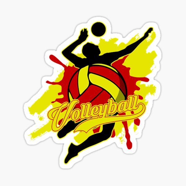 "Beach Volleyball I Beach Volleyball" Sticker for Sale by QrungLewis ...