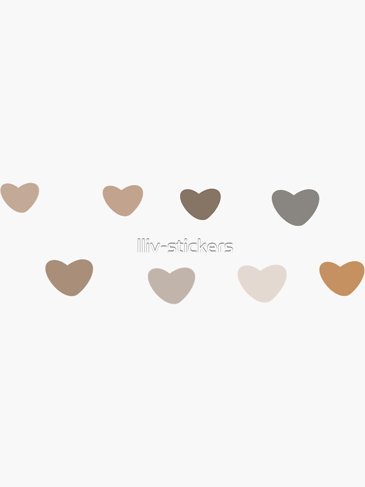 "Heart sticker pack" Sticker for Sale by lliv-stickers | Redbubble
