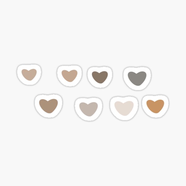 "Heart sticker pack" Sticker for Sale by lliv-stickers | Redbubble