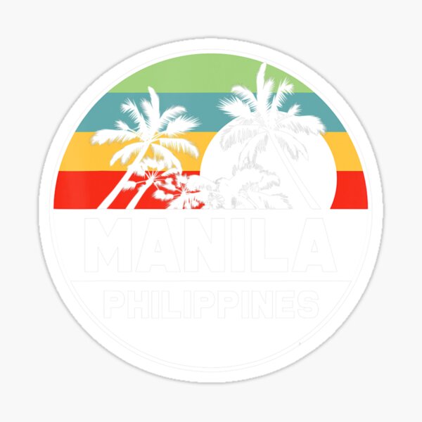 "Manila Filipino Pinoy Philippines" Sticker for Sale by MetMoi | Redbubble
