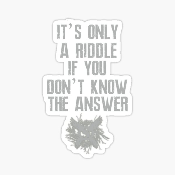 "Devil Lands Survival Resident Evil Riddle Graphic Gifts" Sticker for ...