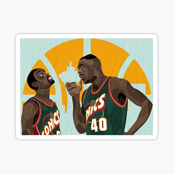 "gary payton " Sticker for Sale by ZacharySims | Redbubble