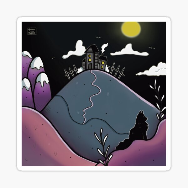"Wait For Me" Sticker for Sale by BrokenxPalette | Redbubble