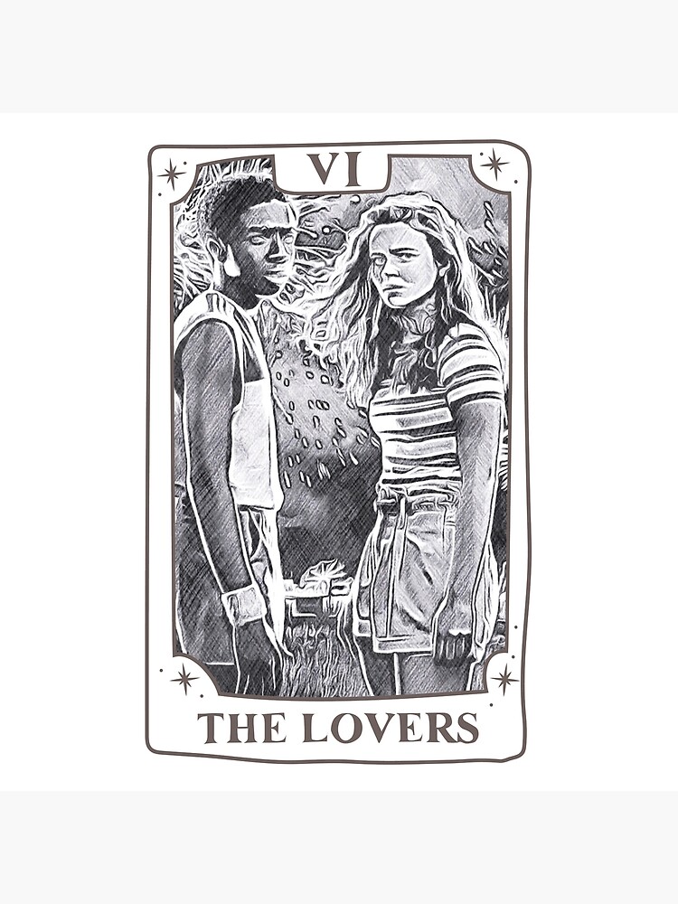 "The Lovers Tarot - Max and Lucas Stranger Things" Poster for Sale by ...