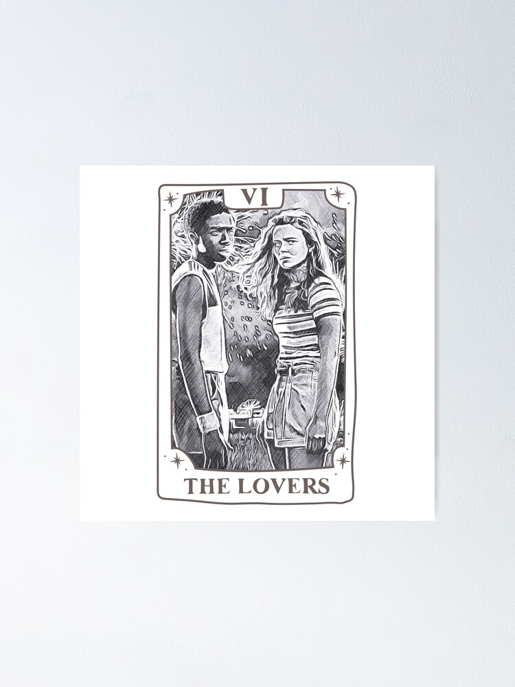 "The Lovers Tarot - Max and Lucas Stranger Things" Poster for Sale by ...