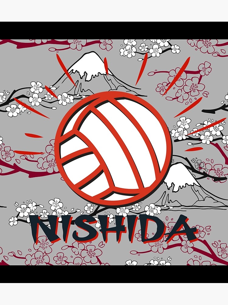 "Yuji Nishida Volleyball Design Illustration Sticker" Poster for Sale ...