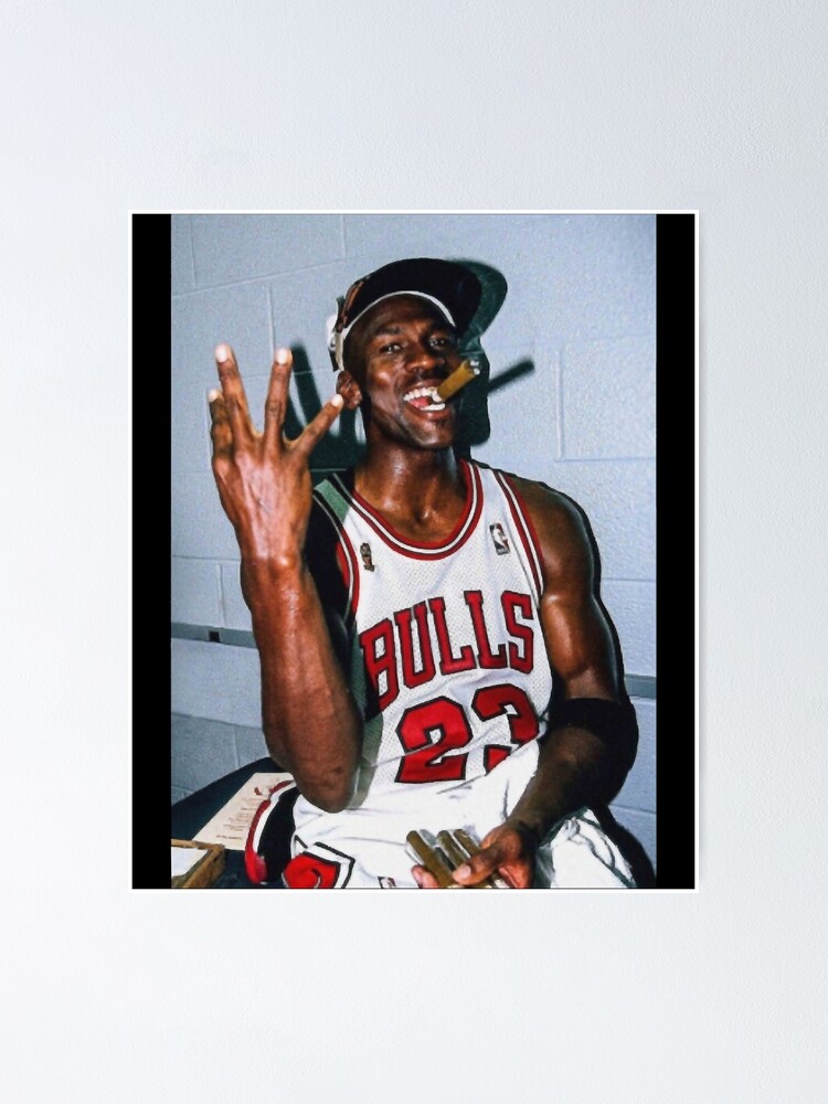 "Michael Jordan 'Three Peat'" Poster for Sale by AaronTrafton | Redbubble