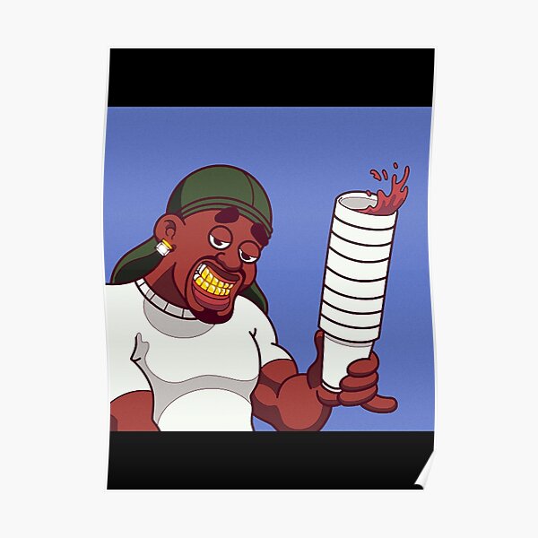 "Octuple Cup Afrocentric Hood Art " Poster for Sale by WilliamHu18171 ...