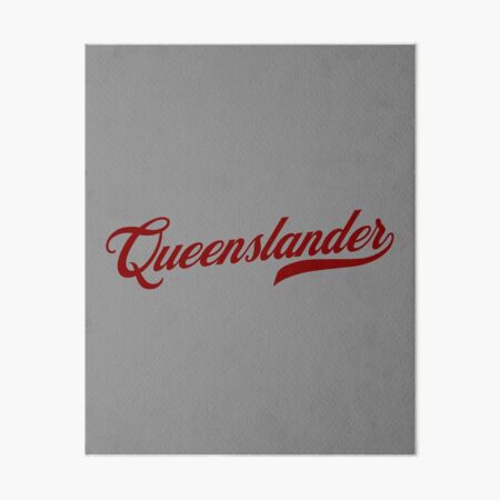 "Queenslander, Queensland Rugby, Australia" Art Board Print for Sale by ...