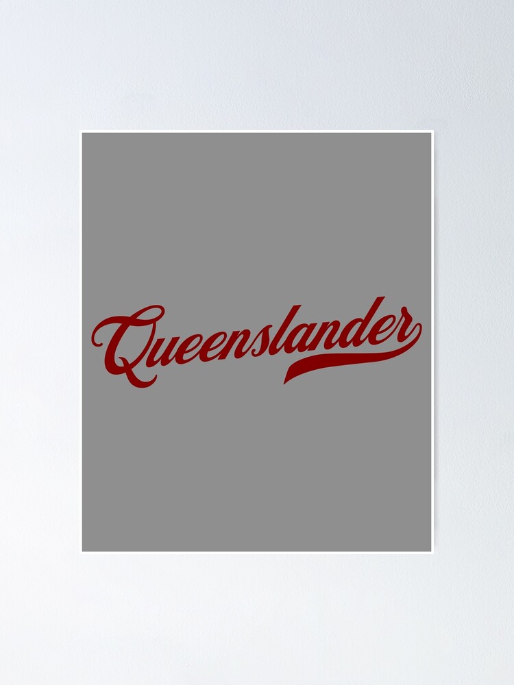 "Queenslander, Queensland Rugby, Australia" Poster for Sale by ...