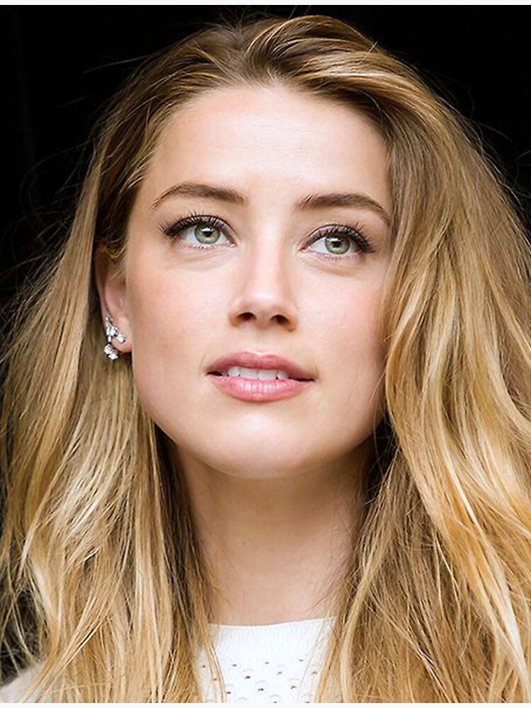 "Amber Heard - Poster" Sticker for Sale by Elwinph | Redbubble