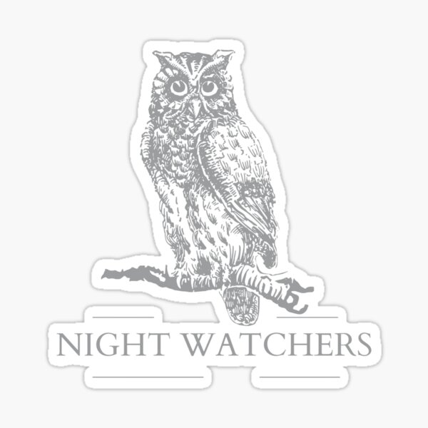 "Night watchers" Sticker for Sale by YASSINKE | Redbubble