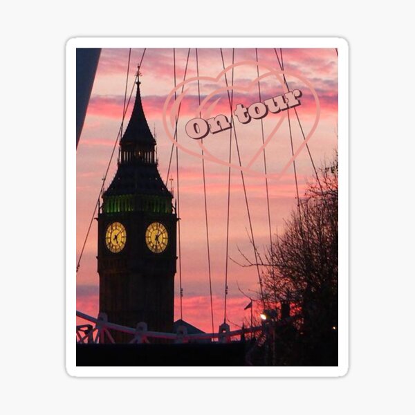 "Love on tour london " Sticker for Sale by Funkenschauer | Redbubble