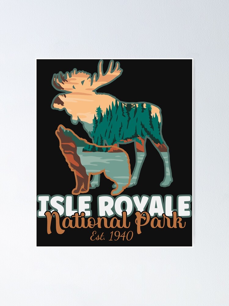 "Isle royale national park" Poster for Sale by ChanelParks | Redbubble