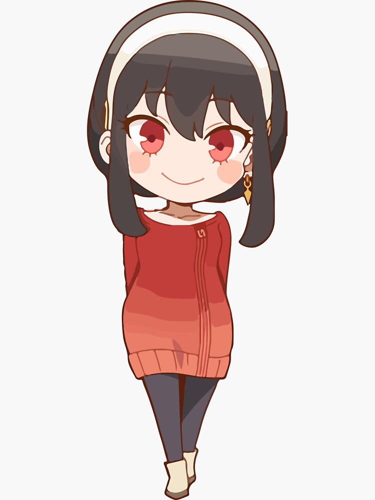 "Yor Forger Chibi" Sticker for Sale by MangaMolly | Redbubble