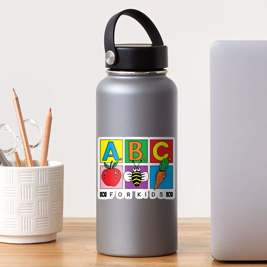 "ABC For Kids Logo " Sticker for Sale by EmilyNelson1 | Redbubble
