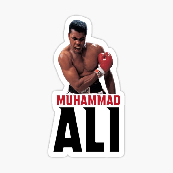 "Muhammad Ali Boxing The Greatest Boxer E" Sticker for Sale by ...