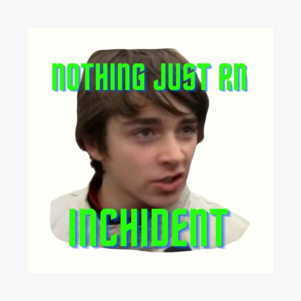 "Charles Leclerc Nothing but an Incident (Incident) Meme F1 Sticker ...