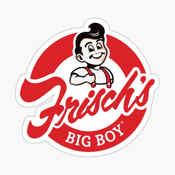 "Frisch's Big Boy" Sticker for Sale by zakierodoal | Redbubble