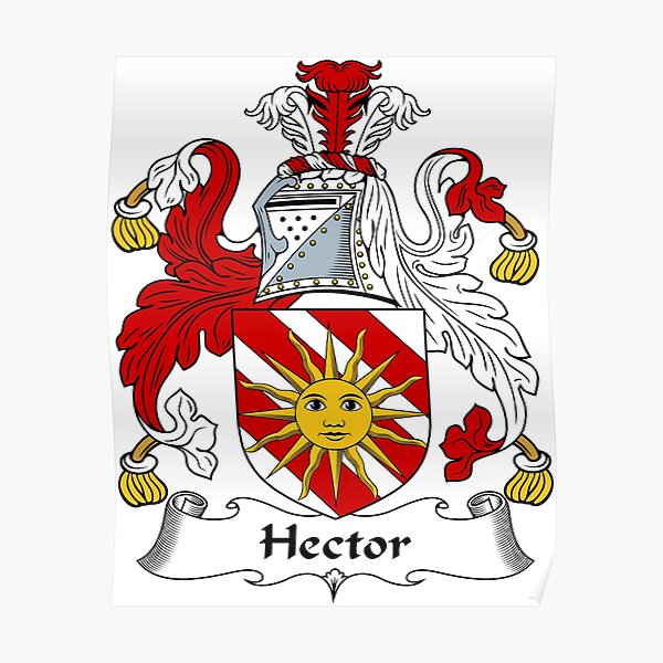 "Hector" Poster for Sale by HaroldHeraldry | Redbubble