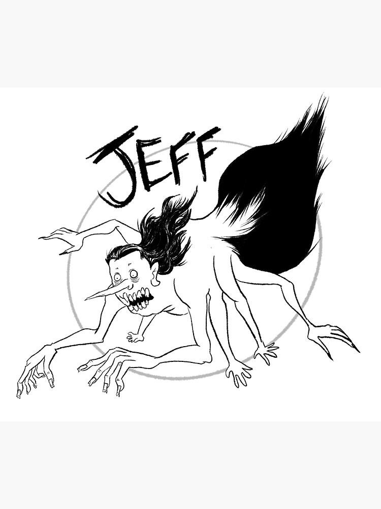 "Jeff" Sticker for Sale by TobyHickok | Redbubble